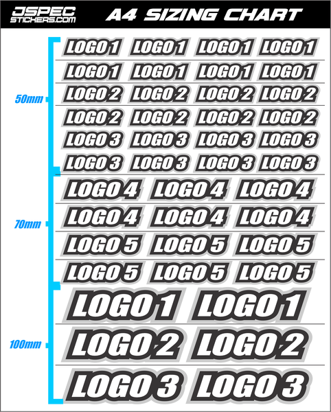 HOLOGRAPHIC UNLTD CUSTOM PRO STICKER SHEET – Jspec Stickers