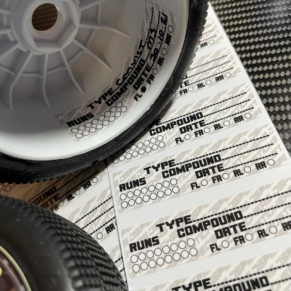 TYRE LABEL 1/8 BUGGY – Jspec Stickers