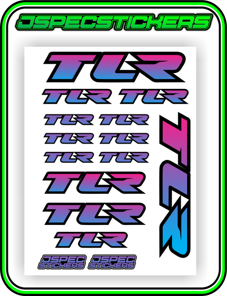 TLR LOSI RACING STICKER SHEET A5 – Jspec Stickers